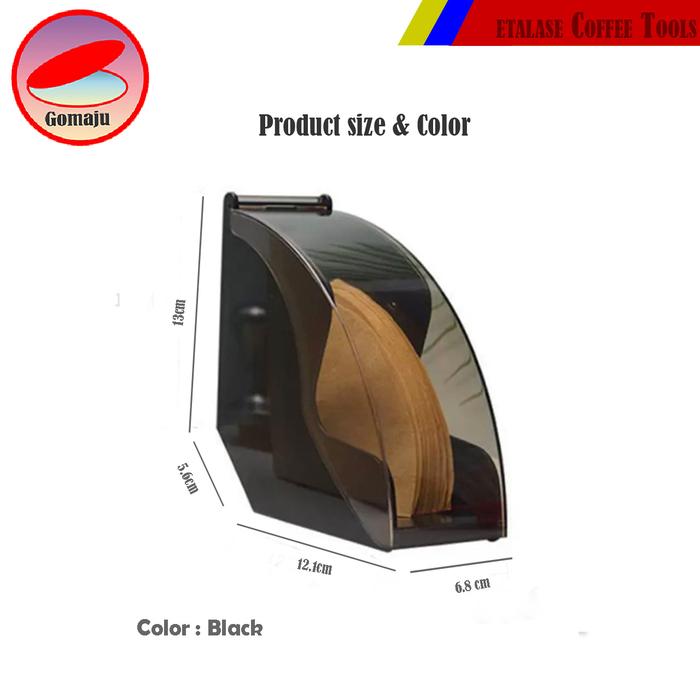 Jual Tempat Kertas Saringan Kopi Coffee Filter Storage Penyimpan Kertas ...
