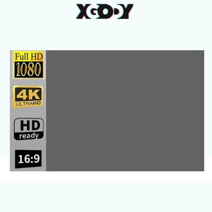 Promo (Hanya Layar) XGODY Layar Proyektor Portabel 100 Inch 16:9 – Gray ...