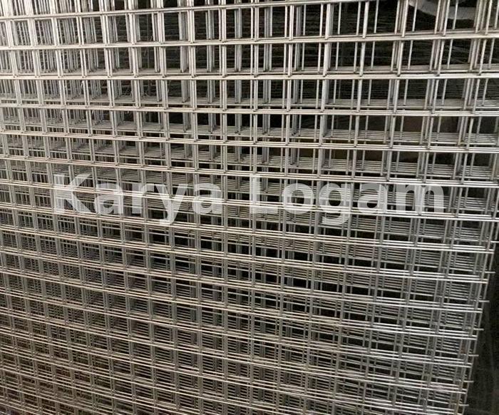 Jual Wiremesh galvanis lembaran 120x240 cm kotak 50x50 mm / kawat panel ...
