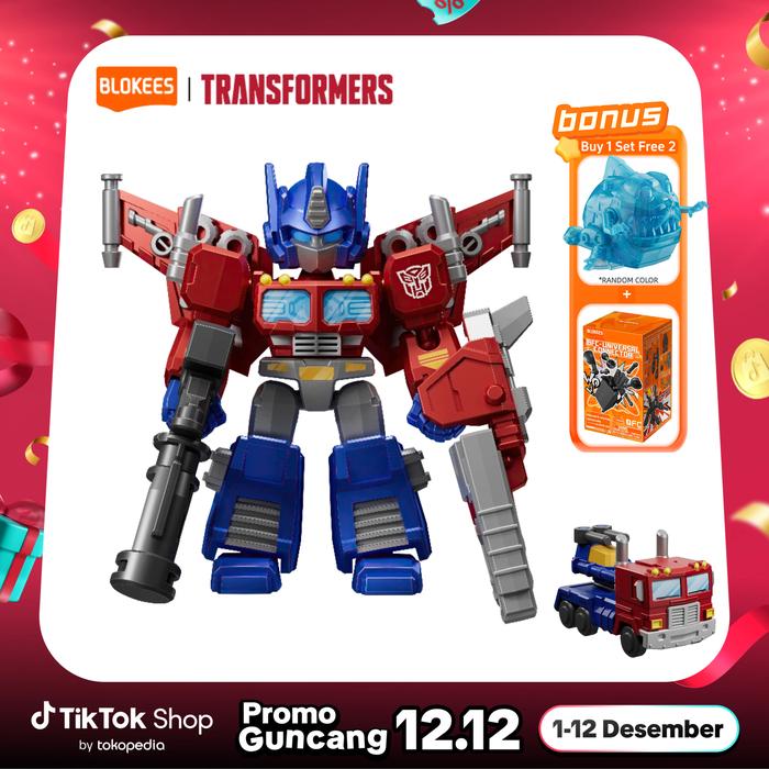 Promo [Ready] Blokees Transformers Defender Version 04 Blind Box DV04 ...
