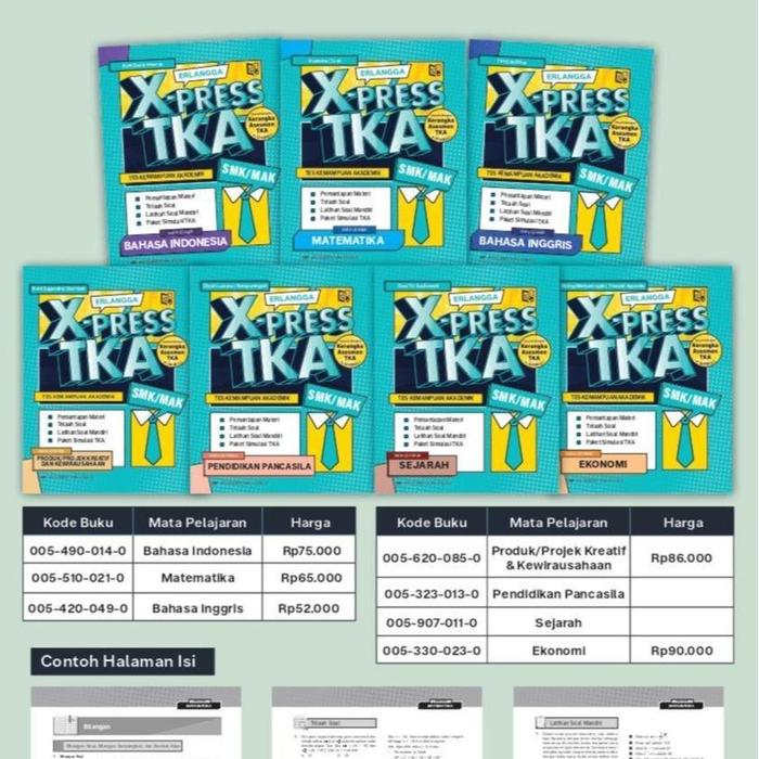 Jual [Erlangga Official] Buku Erlangga Xpress Tka Smk/Mak Kurikulum ...
