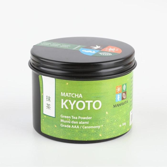 Promo MAHAVITA Matcha KYOTO Pure Ceremonial Grade Green Tea Powder ...