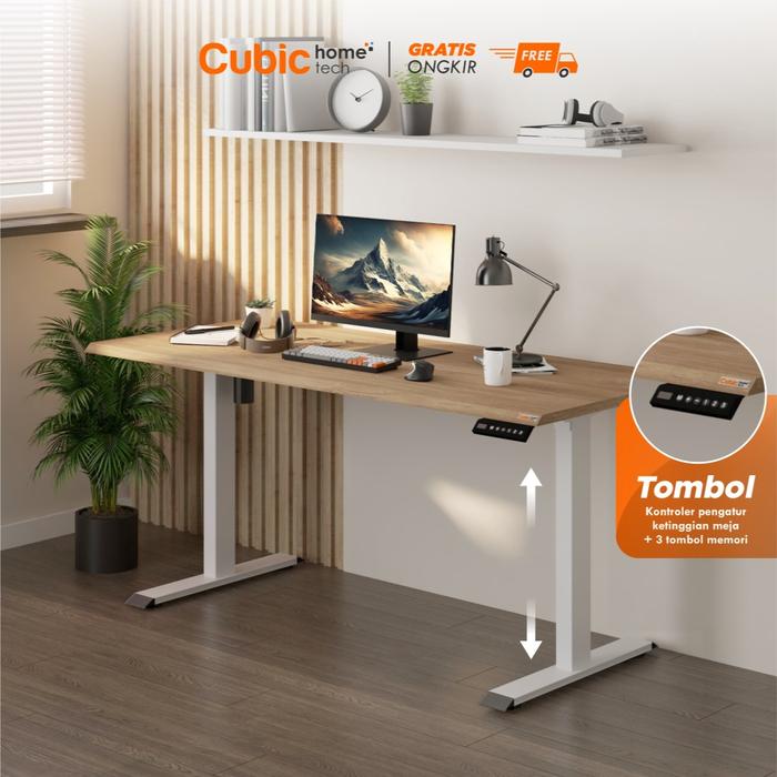 Promo Cubic Meja Kerja Elektrik / Adjustable Desk / YAGI AD 4 - AD 40 ...