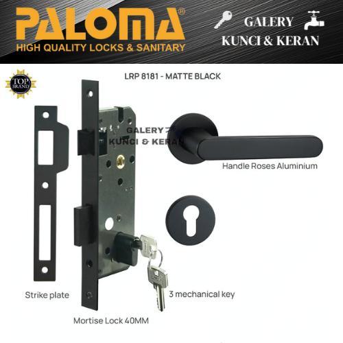 Jual PALOMA HRP LRP 8181 Gagang Pintu Door Handle Pintu Roses Lockset ...