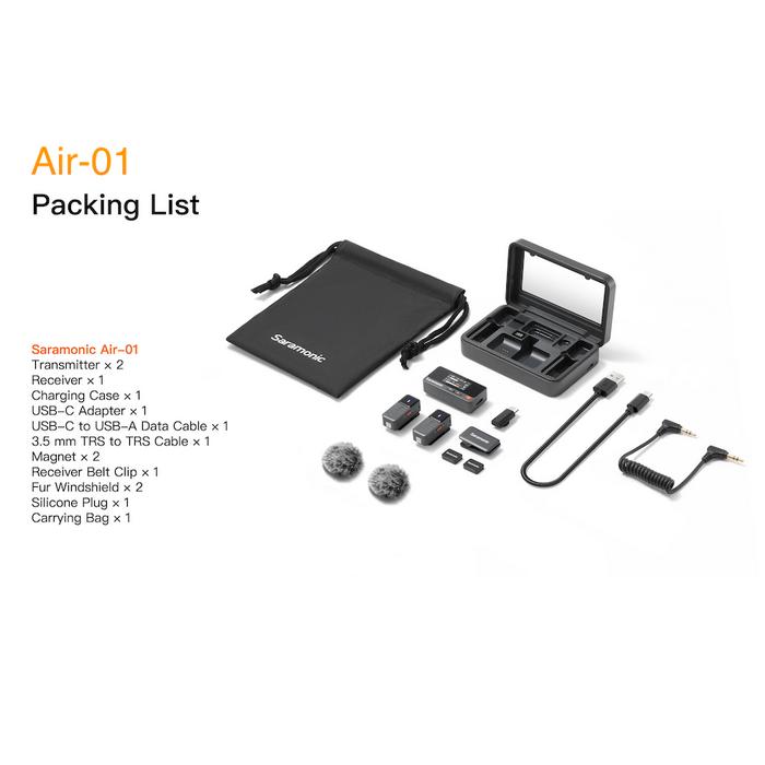 Promo Saramonic Air Wireless Microphone Clip On Lavalier HP Camera ...