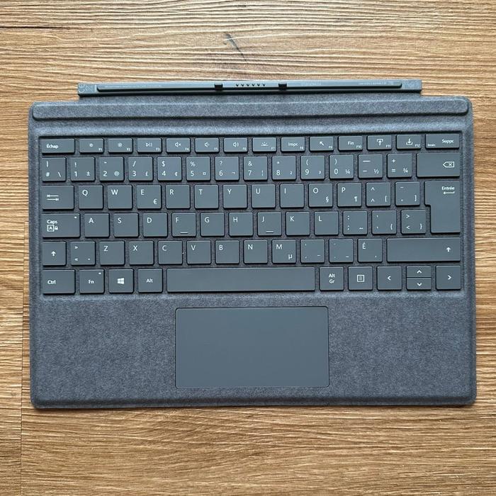 Jual No Box Microsoft Surface Pro 3 4 5 6 7 Keyboard Type Cover Alcantara - Charcoal INTL New ...