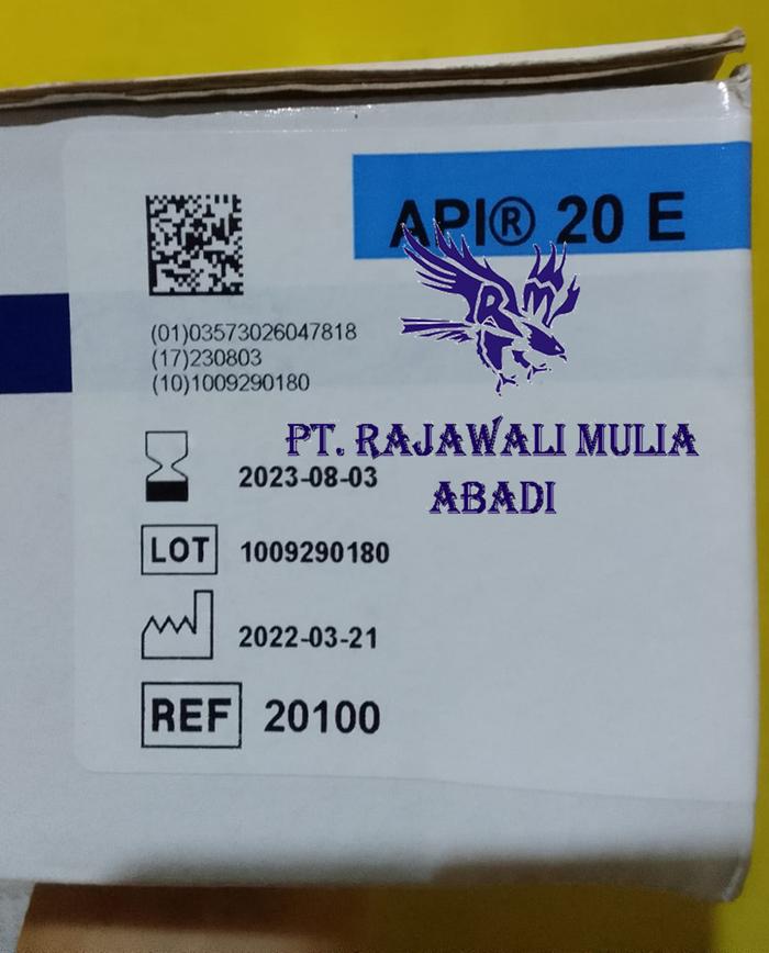Jual API 20 E Panel/Strip, 25 Strips BIOMERIEUX 20100 bukan MERCK ...