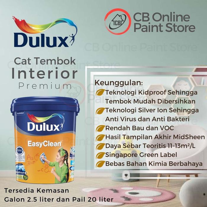 Jual CAT TEMBOK DULUX - BUTTERNUT PTL 44171 - GALON - Easy Clean ...