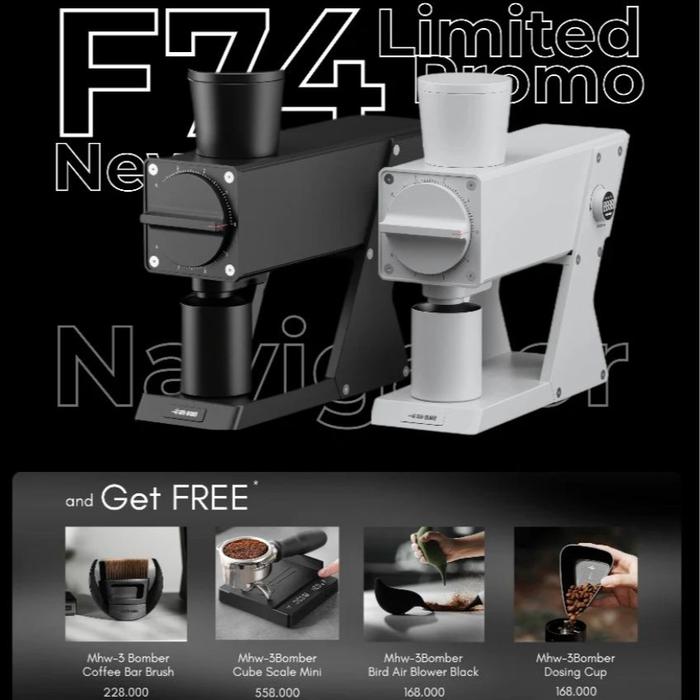 Promo MHW-3BOMBER F74 Navigator Electric Coffee Grinder Mesin Grinder ...