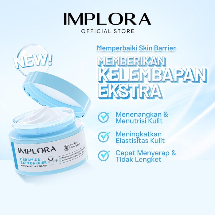 Promo Implora 8+ Ceramide Skin Barrier Moisturizing Gel | Pelembab ...