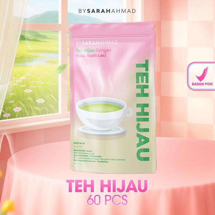 Promo TEH HIJAU RASA LECI BYSARAHAHMAD - Teh hijau 60pcs - Jakarta ...