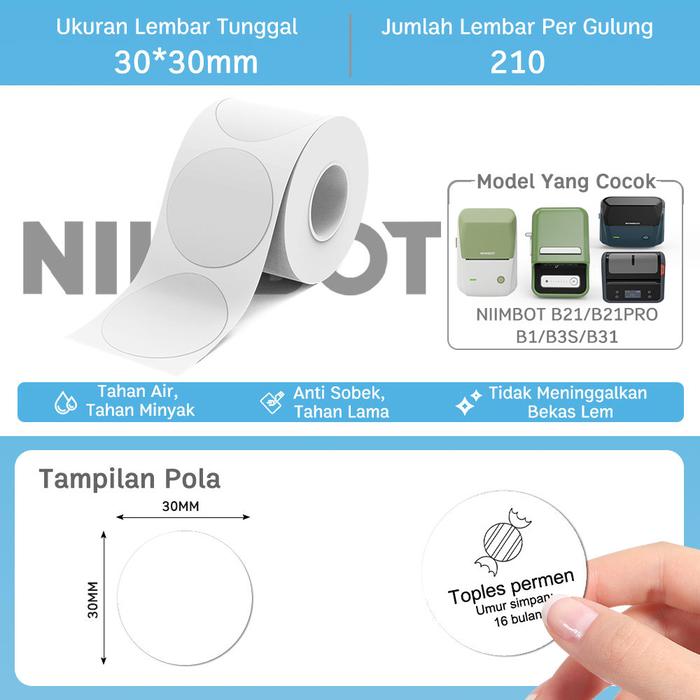 Promo Printer Label Portable NIIMBOT B1 - Bikin Label Estetik untuk ...