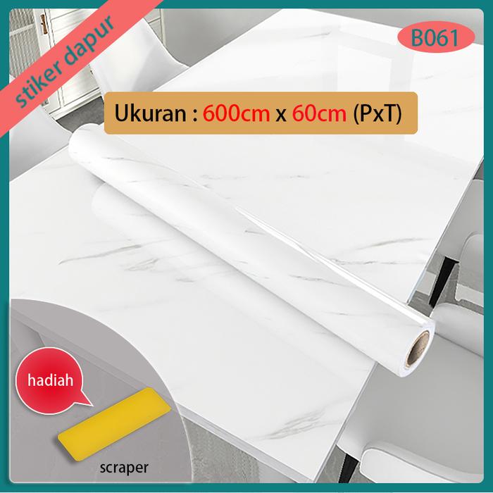 Promo sticker dapur anti api air dan minyak panas alumunium foil 6 ...