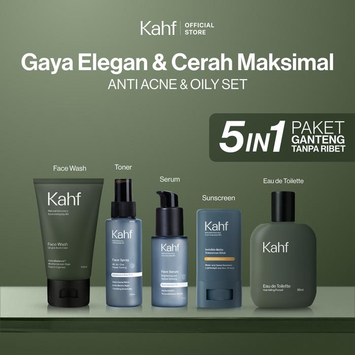 Promo [KAHF BUNDLE 5IN1 PAKET GANTENG TANPA RIBET : GAYA ELEGAN & CERAH ...
