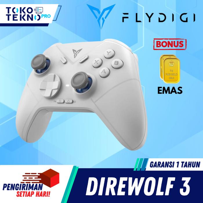 Promo FLYDIGI Direwolf 3 Gamepad Wireless Gaming Controller PC Switch - Free Emas Cicil 0% 3x ...