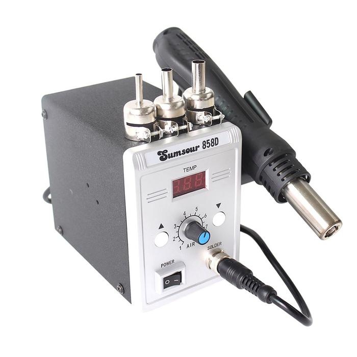 Jual (Ready Stock)Solder Blower 858D/8586 Hot Air Solder Uap Blower ...