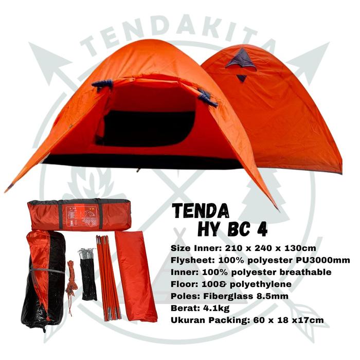 Promo TENDA CAMPING | TENDA | TENDAKI MOLUCCAS 4 PRO | TENDAKI BORNEO 4 ...