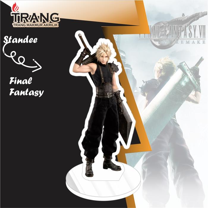 Jual Standee Figure Akrilik Final Fantasy VII / Standing Action figure ...