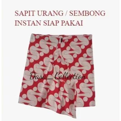 Jual SAPIT URANG / SEMBONG INSTAN SIAP PAKAI – SLEMBONG ANAK MOTIF ...