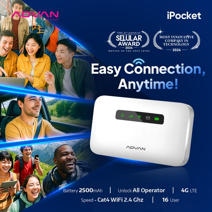 Promo ADVAN Ipocket MIFI MF01 Unlock All Operator Portable Modem WiFi ...