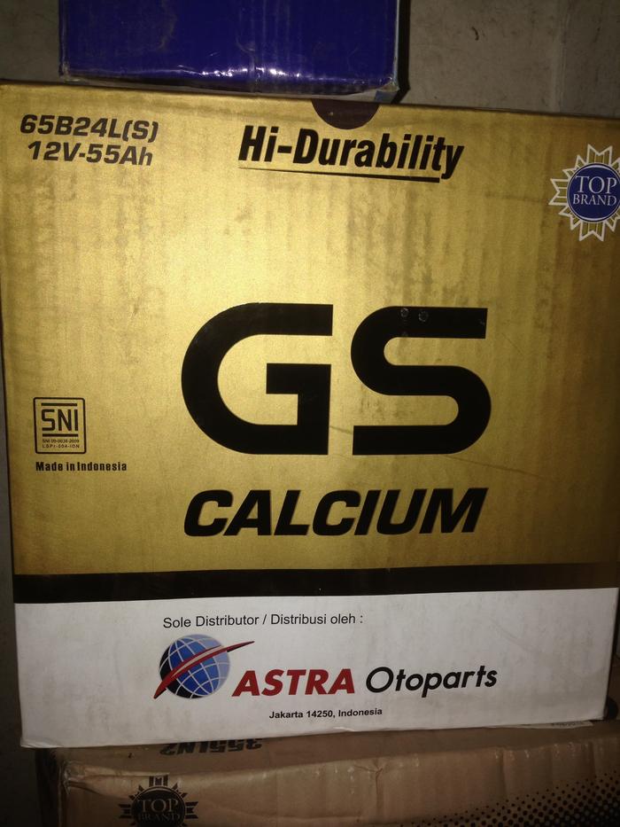 Jual Aki honda hrv yaris accord civic crv GS MF Calcium 65B24LS up ...