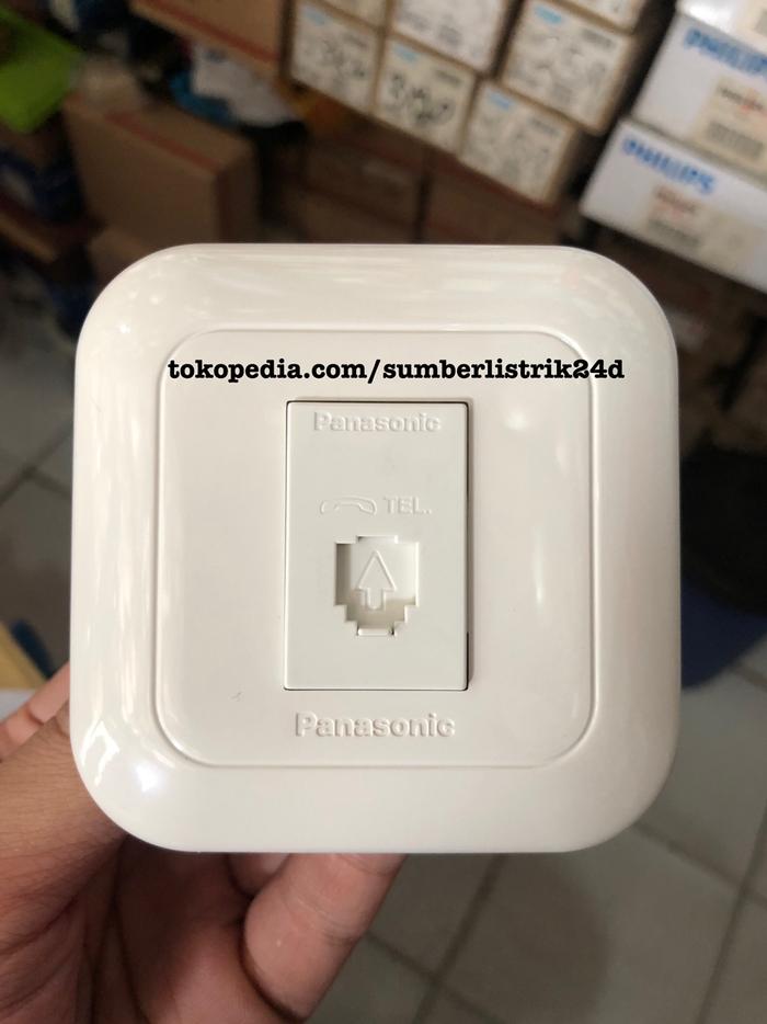 Jual Stopkontak Telepon / outlet telfon / colokan telpon merk Panasonic ...