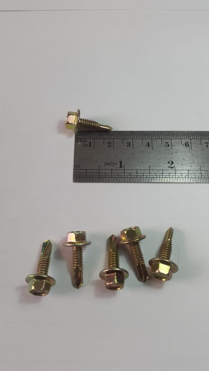 Jual Baut skrup / Baut Roofing / baut baja ringan ukuran 8mm x 2cm ...