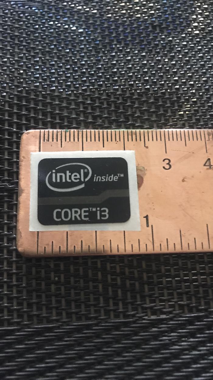 Jual Sticker stiker intel Core i3 2/3th gen black ori - Kota ...