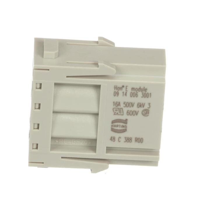 Jual 09 14 006 3001 , Harting Han-Modular Male Insert 6 pin - Dengan ...