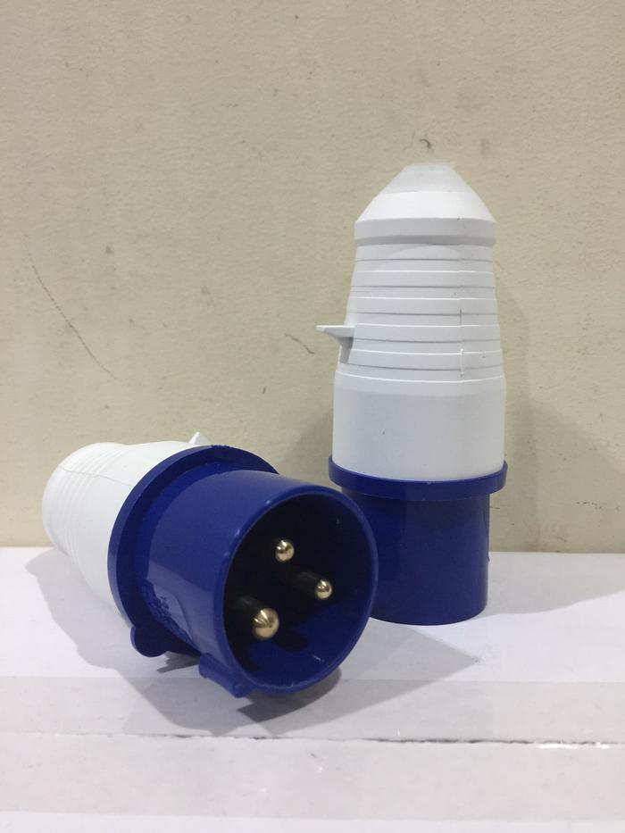 Jual plug socket industri 3 pin 16 A / 16 ampere IP 44 cina - Jakarta ...
