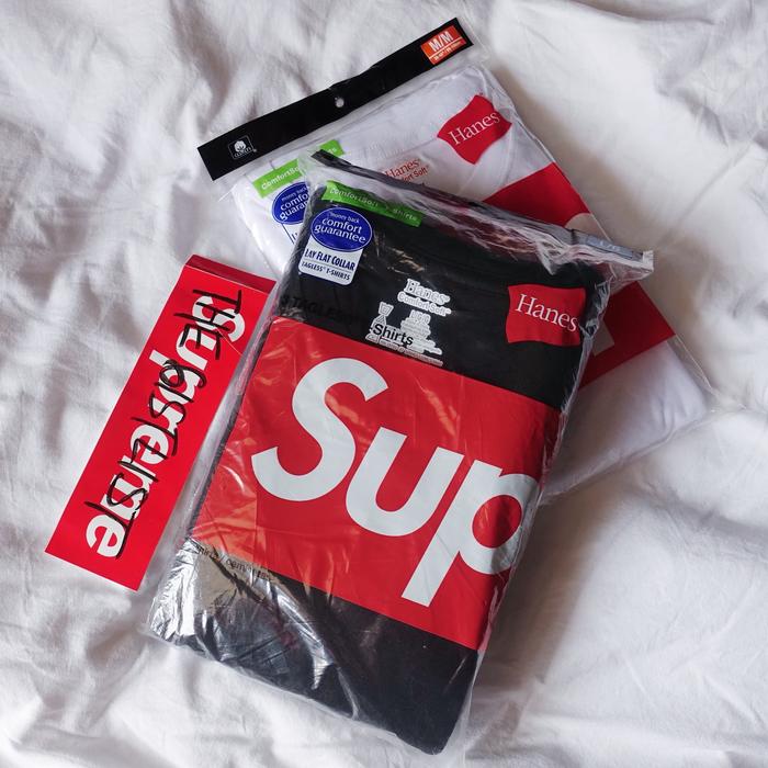 Jual Supreme x Hanes Tee Black - Jakarta Selatan - The Gistlist | Tokopedia