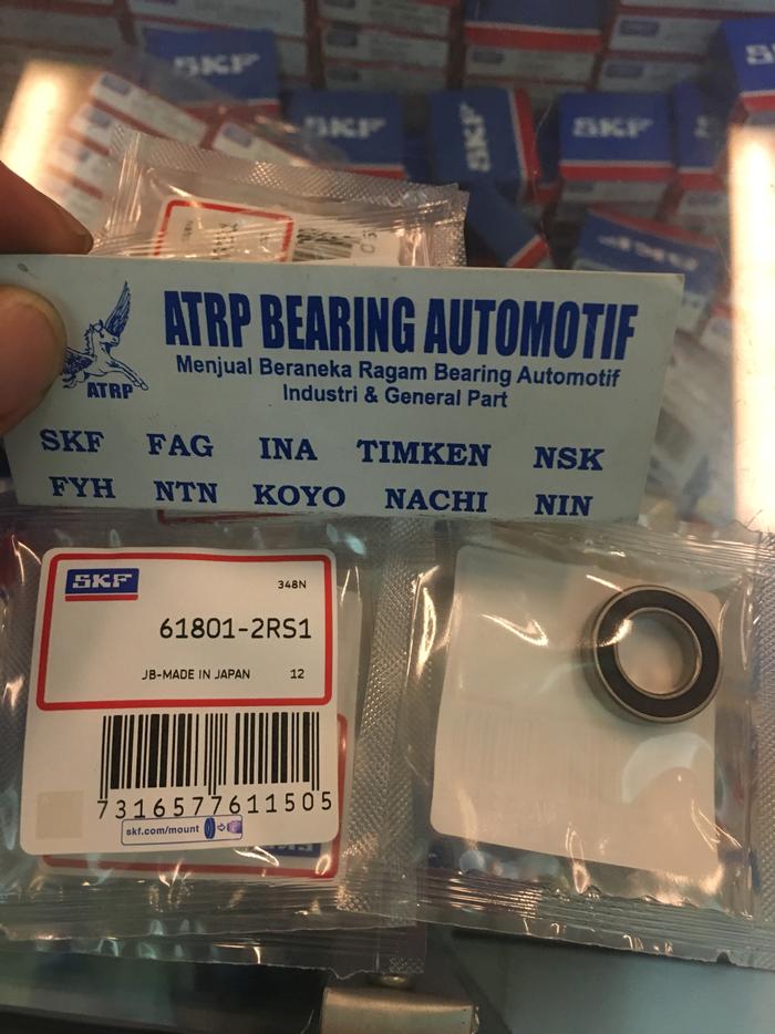 Jual BALL BEARING 61801 2RS / 6801 2RS SKF - Jakarta Barat - ATRP ...