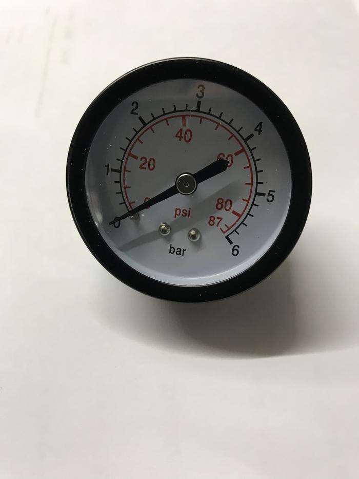 Jual pressure gauge 6 bar manometer wasser pompa air 87 psi drat luar 1 ...