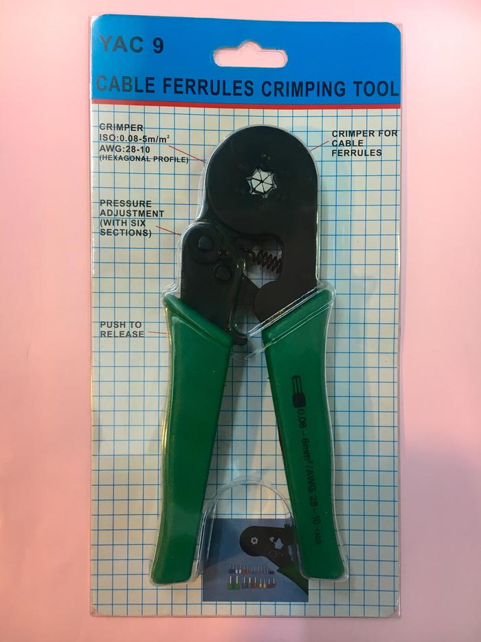 Jual Cable ferrules crimping tool tipe YAC 9 / Tang crimping skun ...