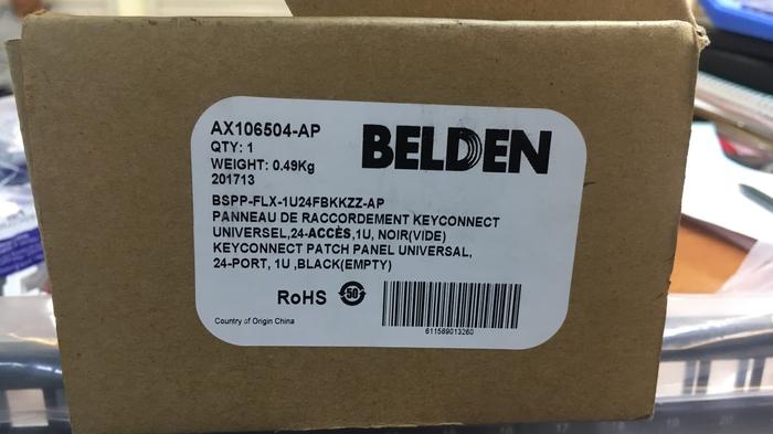 Jual Patch panel belden cat 6 24 port / belden cat 6 / patch panel ...