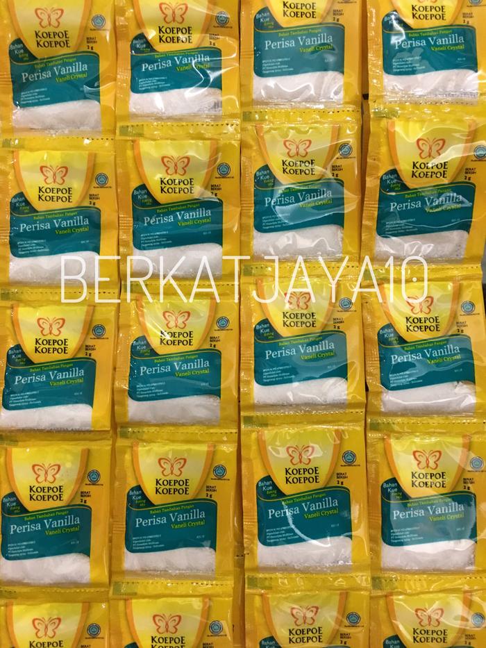 Jual Perisa Vanilla sachet Koepoe Koepoe Vanilli Vanili Vanely Crystal ...