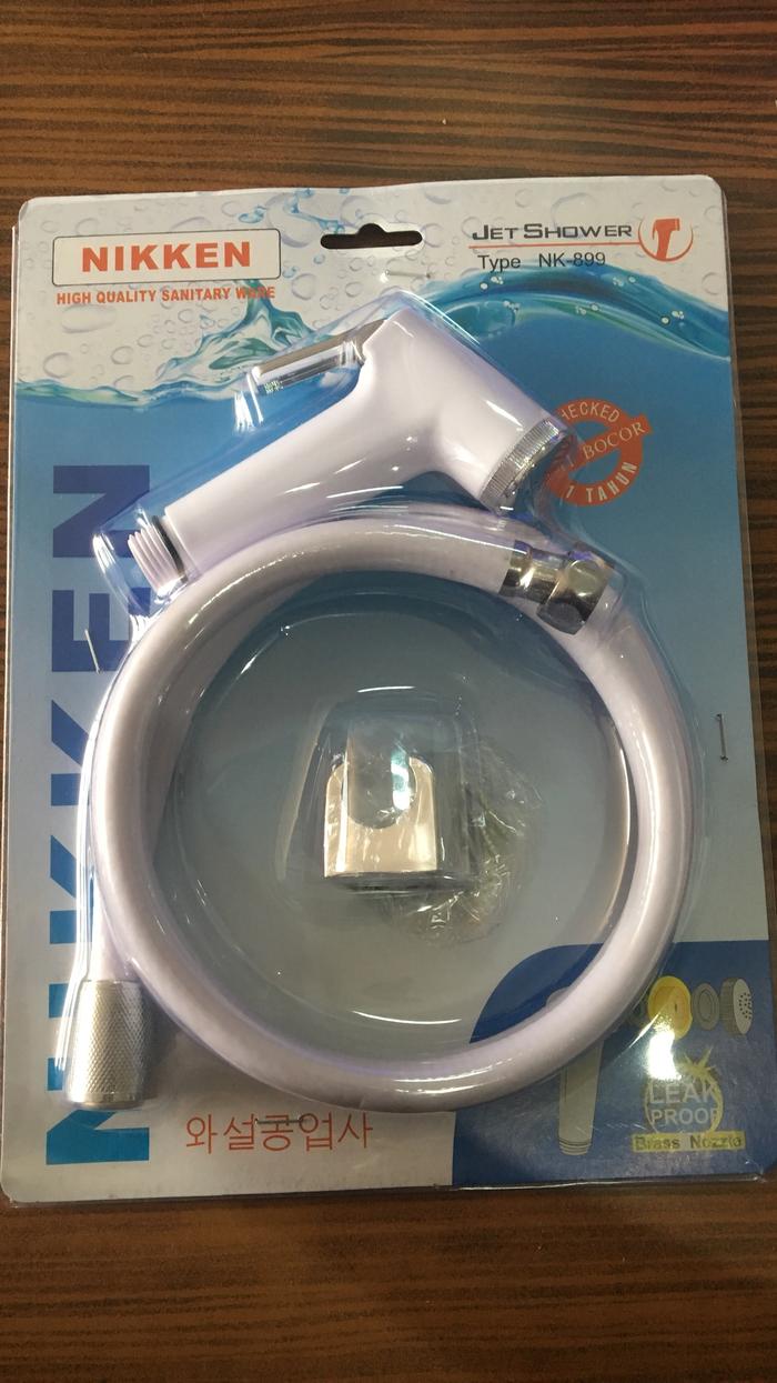 Jual SHOWER BIDET NIKKEN PUTIH/ SEMPROTAN / NIKKEN NK 899 / JET SHOWER ...