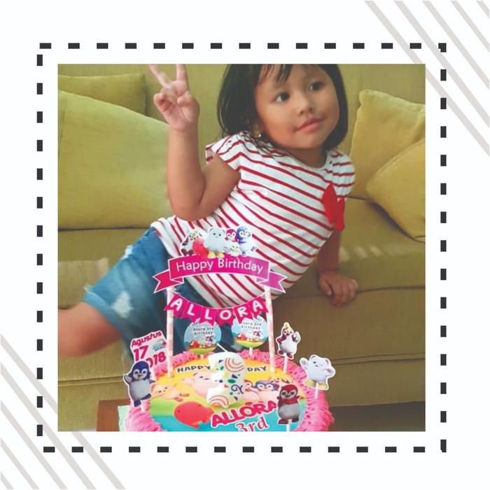 Jual Topper Cake Badanamu Theme - Kab. Malang - Flowey's Project ...
