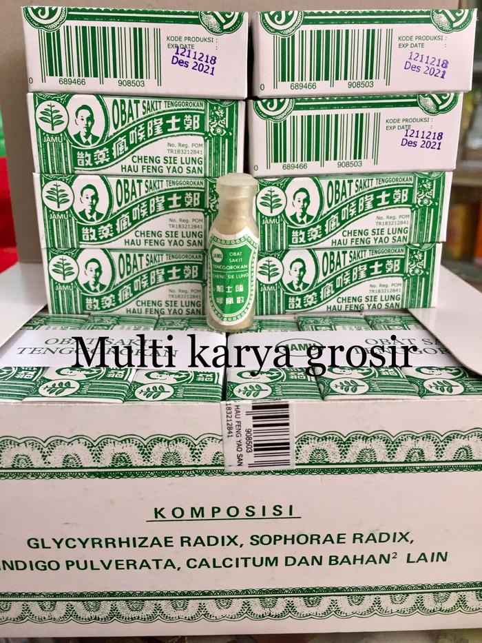 Jual Cheng Sie Lung CSL Hau Fung San Obat Sariawan Sakit Tenggorokan ...