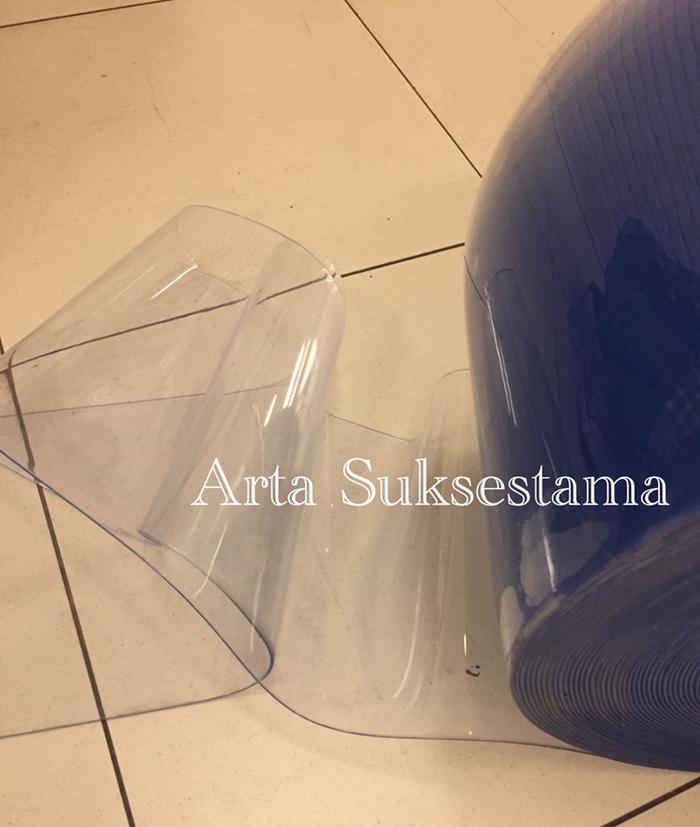 Jual PVC strip curtain super polar 2mm x 20cm meteran utk freezer cold ...