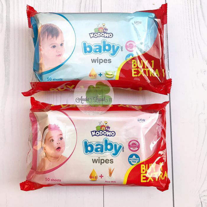Promo Tissue Basah Baby Kodomo 50 + 50 Lembar wet tissue - Jakarta ...