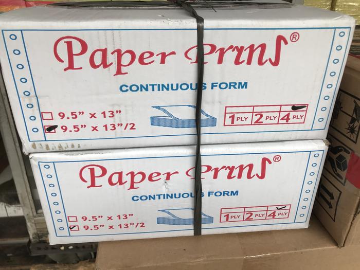 Jual Kertas Continuous Form Paper Print 9.5 x 13/2 4 ply - Jakarta ...