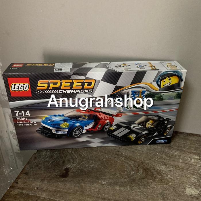 Jual LEGO 75881 SPEED CHAMPIONS 2016 Ford GT & 1966 Ford GT40 - Jakarta ...