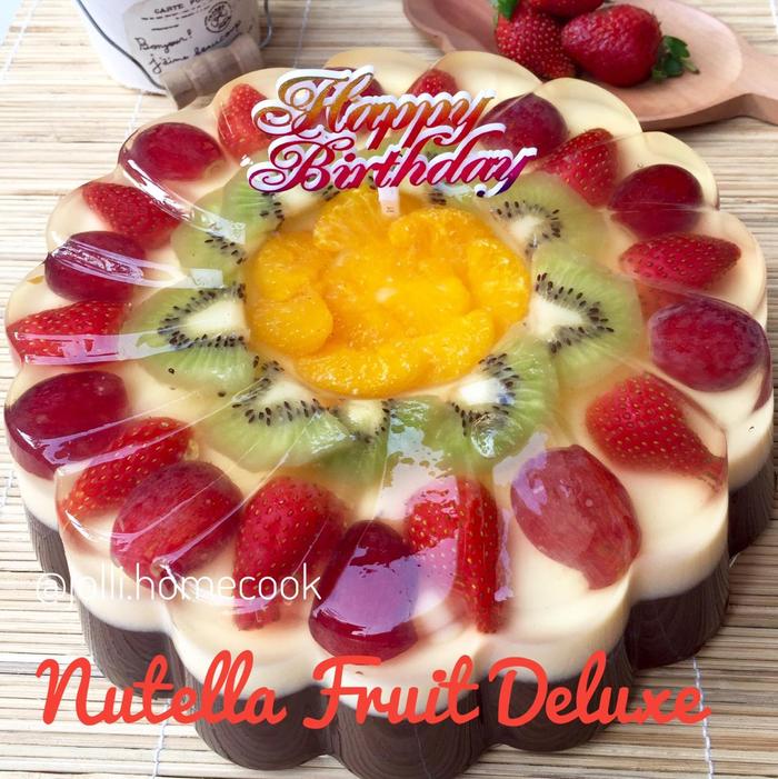 Jual Pudding Nutella Fruit Deluxe / Puding Buah / Pudding Bday Ultah ...