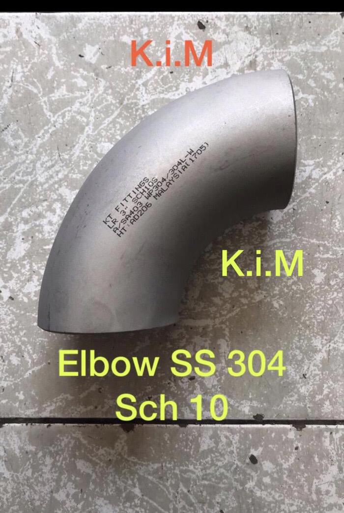 Jual Elbow / knee las ( 3 inch ) Sch 10 ; Stainless ss 304 ( 90 derajat ) - Jakarta Pusat ...