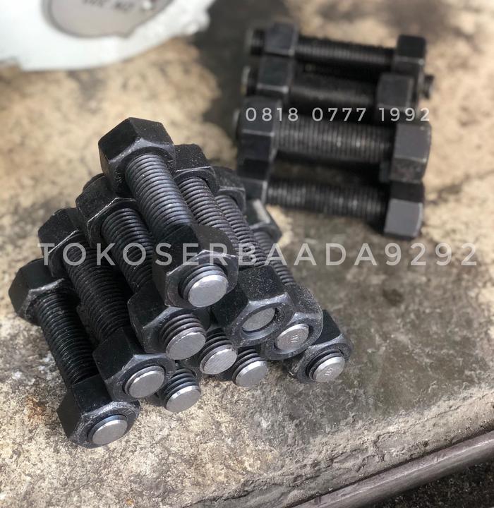 Jual Stud bolt 3/4 x 5" inch ,baut stud 3/4 x 5 inch full drat ...