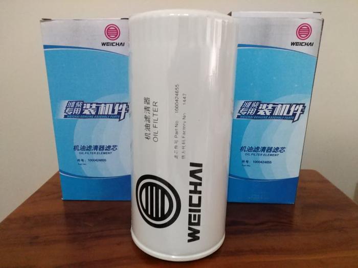 Jual Oil filter WEICHAI 1000424655 / filter oli WEICHAI 1000424655 ...