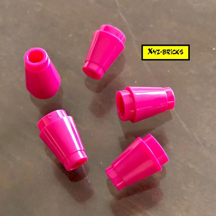 Jual LEGO PARTS 6003007 - Nose Cone Small 1x1 Bright Reddish Violet ...