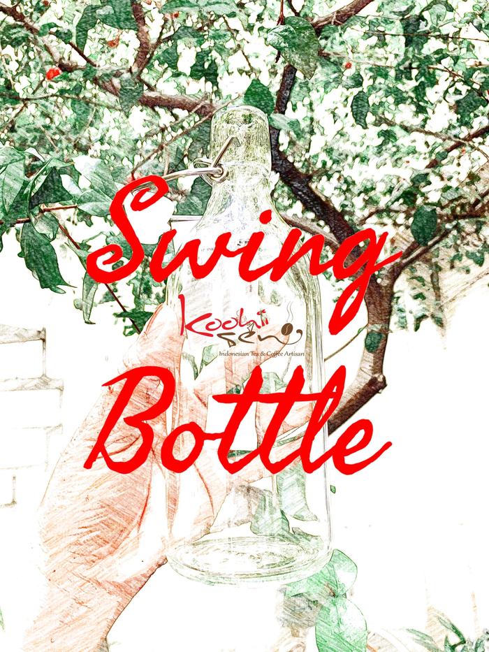 Jual Swing Bottle 500mL Botol Kaca beling dgn Tutup kedap incl bubble ...