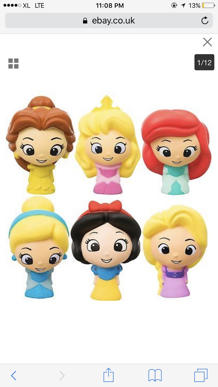 Jual Squishy Disney Princess / Boneka Putri Cinderella Belle Ariel ...